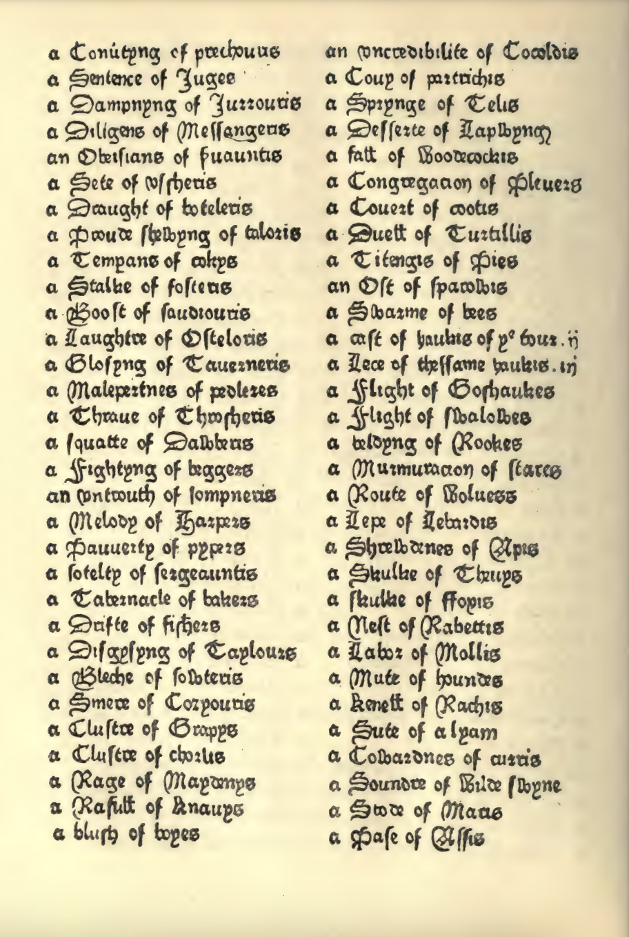 An Elocution of of Etymologists: Animal Collectives, Nouns of Assembly ...