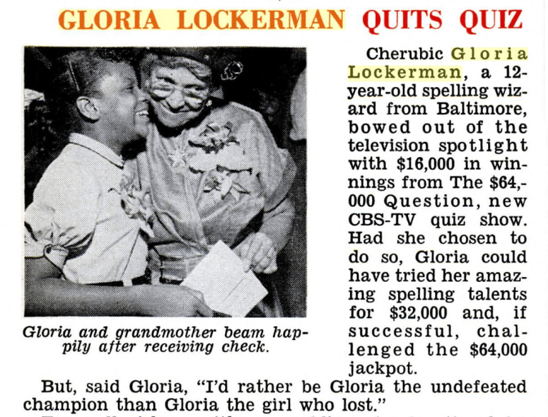 How 12-year-old Gloria Lockerman taught us the word ...