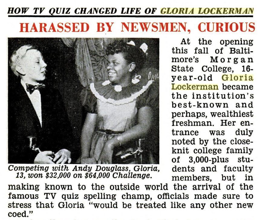 How 12-year-old Gloria Lockerman taught us the word ...