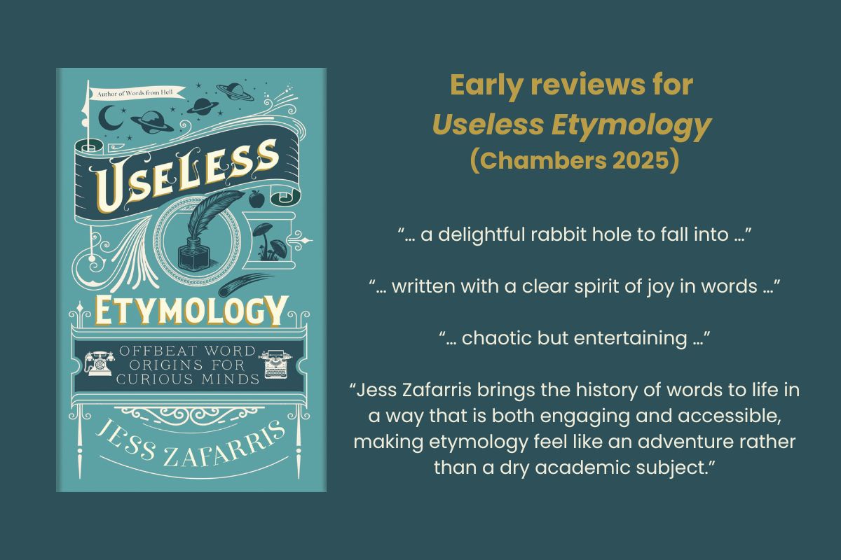 Useless Etymology (the Book!) Hits Shelves Oct. 7 – Useless Etymology